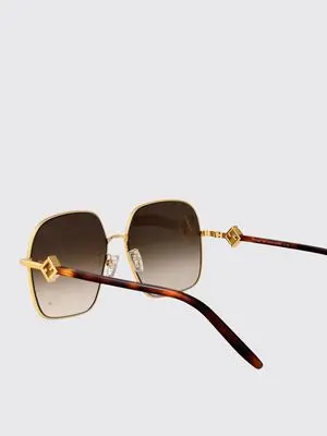 Fendi Oversized Square Ff Monogram Metal Sunglasses
