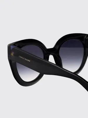 Longchamp Oversized Cat-eye Sunglasses In Acetate With Contrast Logo