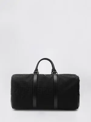 Fendi Ff Jacquard Nylon Travel Bag