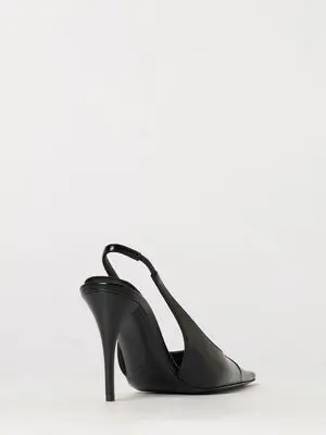 Saint Laurent Leather Slingback Pumps - Black