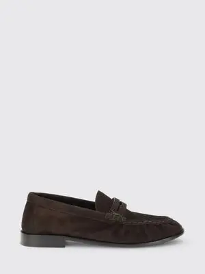 Saint Laurent Le Loafer Suede Loafers - Amaranth