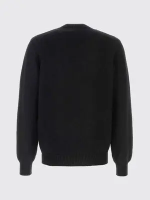 Fendi Virgin Wool Crewneck Sweater With All-over Ff Monogram Embroidery