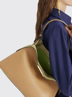 Fendi Way Medium Tote Bag - Beige