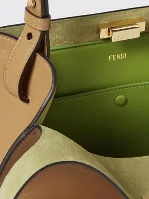 Fendi Way Medium Tote Bag - Beige