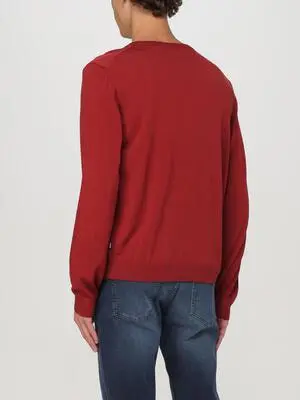 BOSS Crew Neck Long Sleeve Jumper - Ruby
