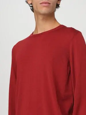 BOSS Crew Neck Long Sleeve Jumper - Ruby
