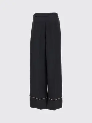 Fendi Wool Blend Palazzo Pants