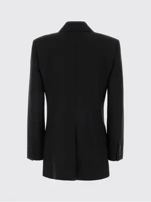 Saint Laurent Double Breasted Virgin Wool Blazer