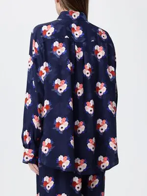 Fendi Silk Shirt With Floral Print