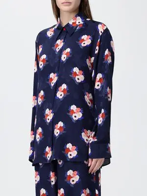 Fendi Silk Shirt With Floral Print