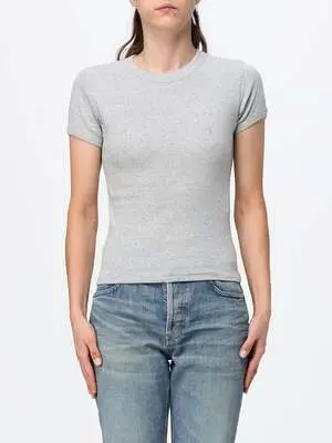 Saint Laurent Cotton T-shirt - Grey
