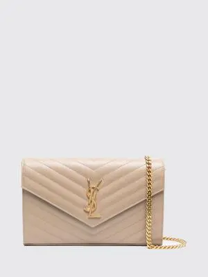 Saint Laurent Saint Laurent Quilted Leather Chain Bag Beige