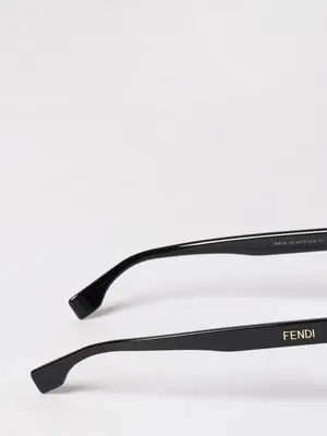Fendi Oversized Irregular Shaped Sunglasses In Acetate With Logo