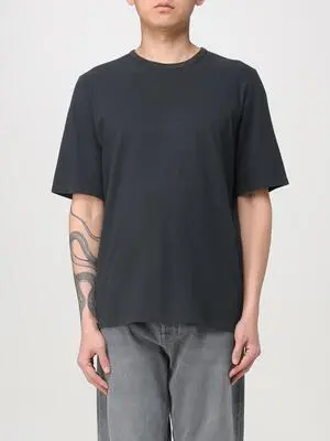 Saint Laurent Mini Logo Cotton T-shirt - Black