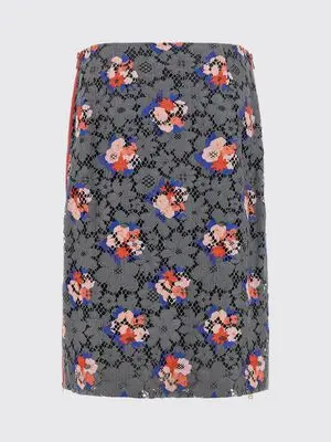 Fendi Floral Lace Midi Skirt
