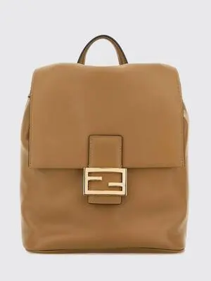 Fendi Calfskin Backpack - Brown