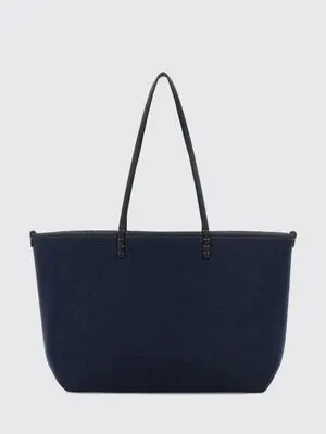 Fendi Roll Cotton Denim Bag - Blue