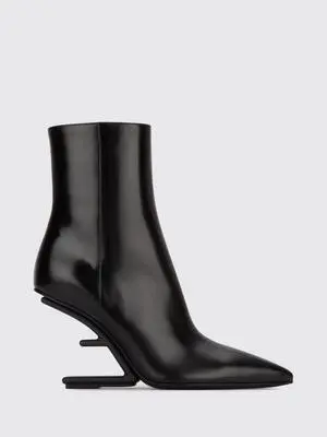 Fendi First Leather Sneakers By - Black
