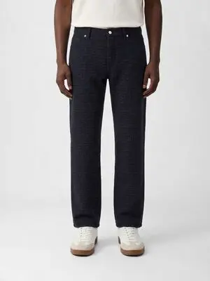 Fendi Monogram Denim Straight Jeans - Indigo