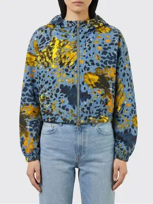 Fendi Polyester Hooded Jacket - Blue
