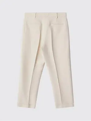 Fendi Slim Fit Wool And Silk Trousers