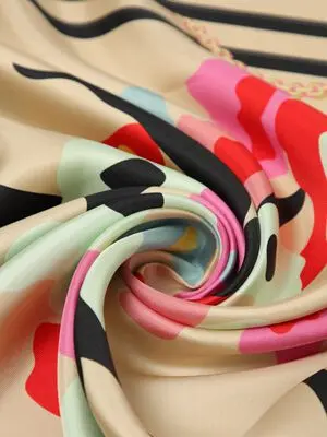 Fendi Printed Silk Scarf