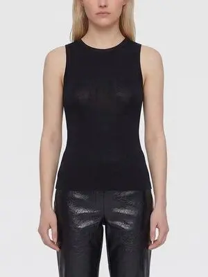 Saint Laurent Viscose Top - Black