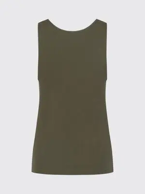 Saint Laurent Cotton Basic Tank Top - Green