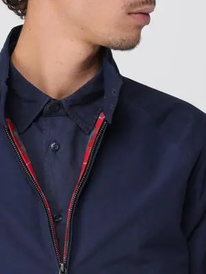 BARACUTA Cotton Blend Bomber Jacket