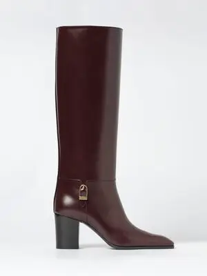 Saint Laurent Boots Colour - Wine