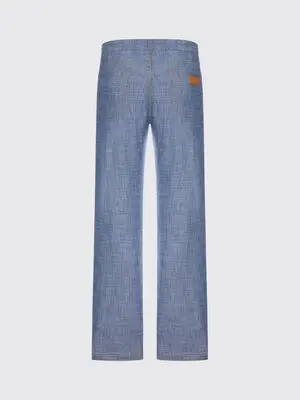 Fendi Chambray Trousers