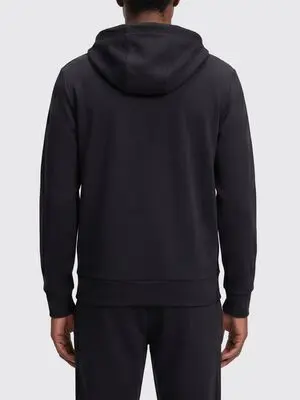 BOSS Cotton Zip-up Hoodie With Lettering Logo