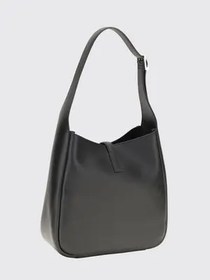 Saint Laurent Le 5 À 7 Mini Bag In Smooth Calfskin With Buckle - Black