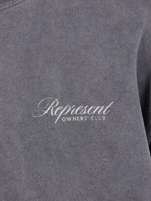 REPRESENT Distressed Logo Hoodie
