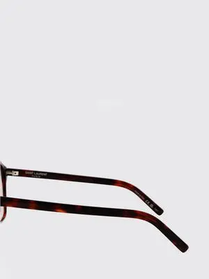 Saint Laurent Acetate Aviator Sunglasses - Brown