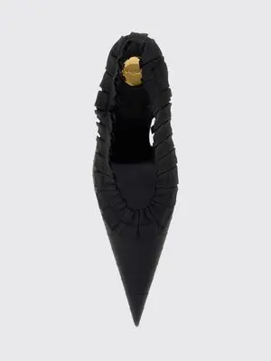 Saint Laurent Ruffled Slingback Pumps