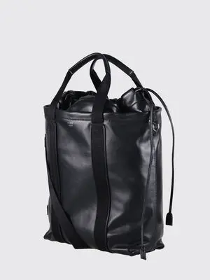 Fendi Flux Calfskin Handbag With Drawstring And Shoulder Strap