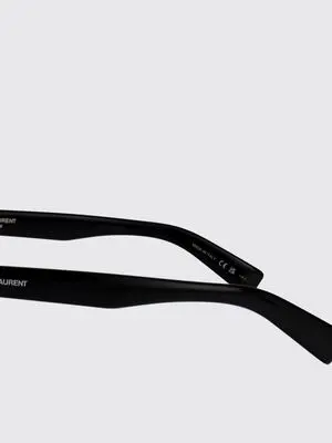 Saint Laurent Cat Eye Sunglasses With Contrast Lettering Logo