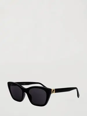 Fendi Ff Squared Acetate Sunglasses - Black