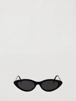 Fendi Cat-eye Acetate Sunglasses With Metal Logo Lettering