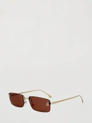 Fendi First Model Rectangle Sunglasses - Red