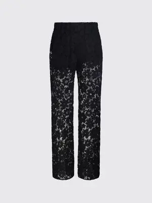 Fendi High-waisted Straight-leg Lace Palazzo Pants