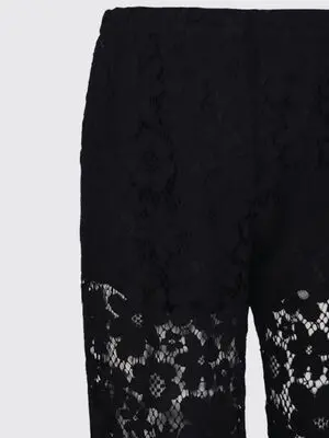 Fendi High-waisted Straight-leg Lace Palazzo Pants