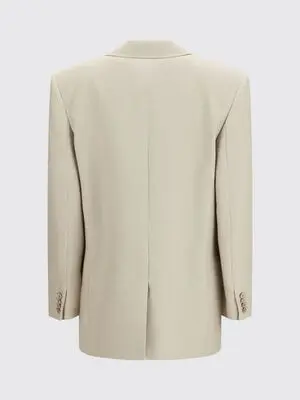 Saint Laurent Single-breasted Wool Blend Blazer
