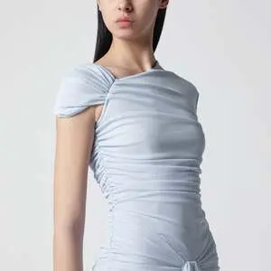 ROTATE BY BIRGER CHRISTENSEN Asymmetrical One-shoulder Maxi Dress