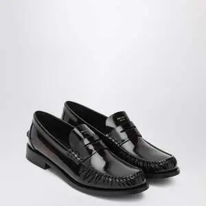 Prada Polished Leather Loafers