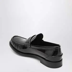 Prada Polished Leather Loafers