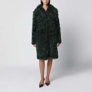 Prada Emerald Fur Coat
