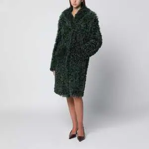 Prada Emerald Fur Coat