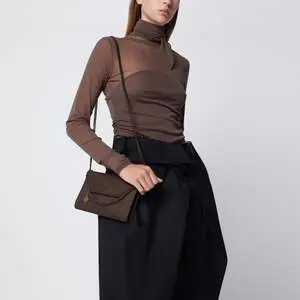 Stella McCartney Mahogany Falabella Chain Wallet